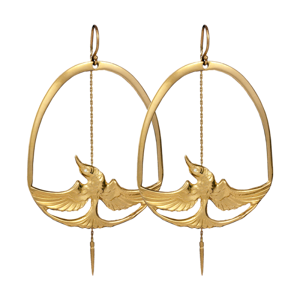 Phoenix Earrings | manon jewelry