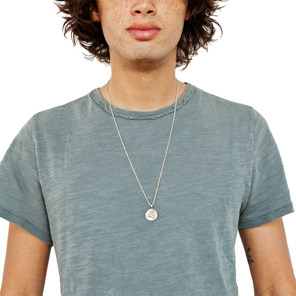 Dolphin Coin Pendant | manon jewelry